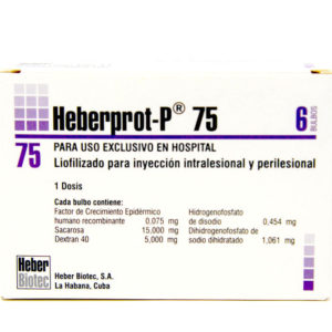 PIE DIABÉTICO HEBERPROT-P® 75 – ORQYMSA